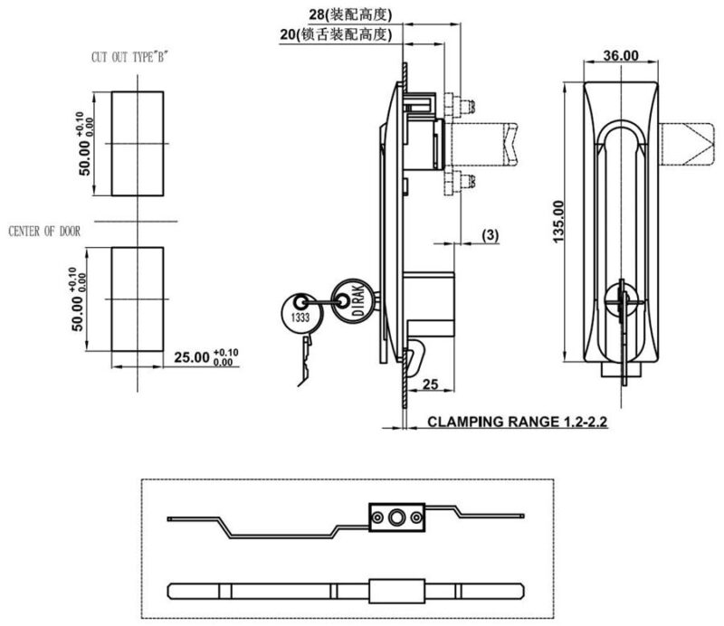 Industrial Cabinet Lock - Ningbo Rayonics Technology Co., Ltd.